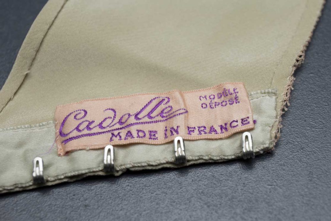 Silk & Lace Low Back Bra By Cadolle | The Underpinnings Museum
