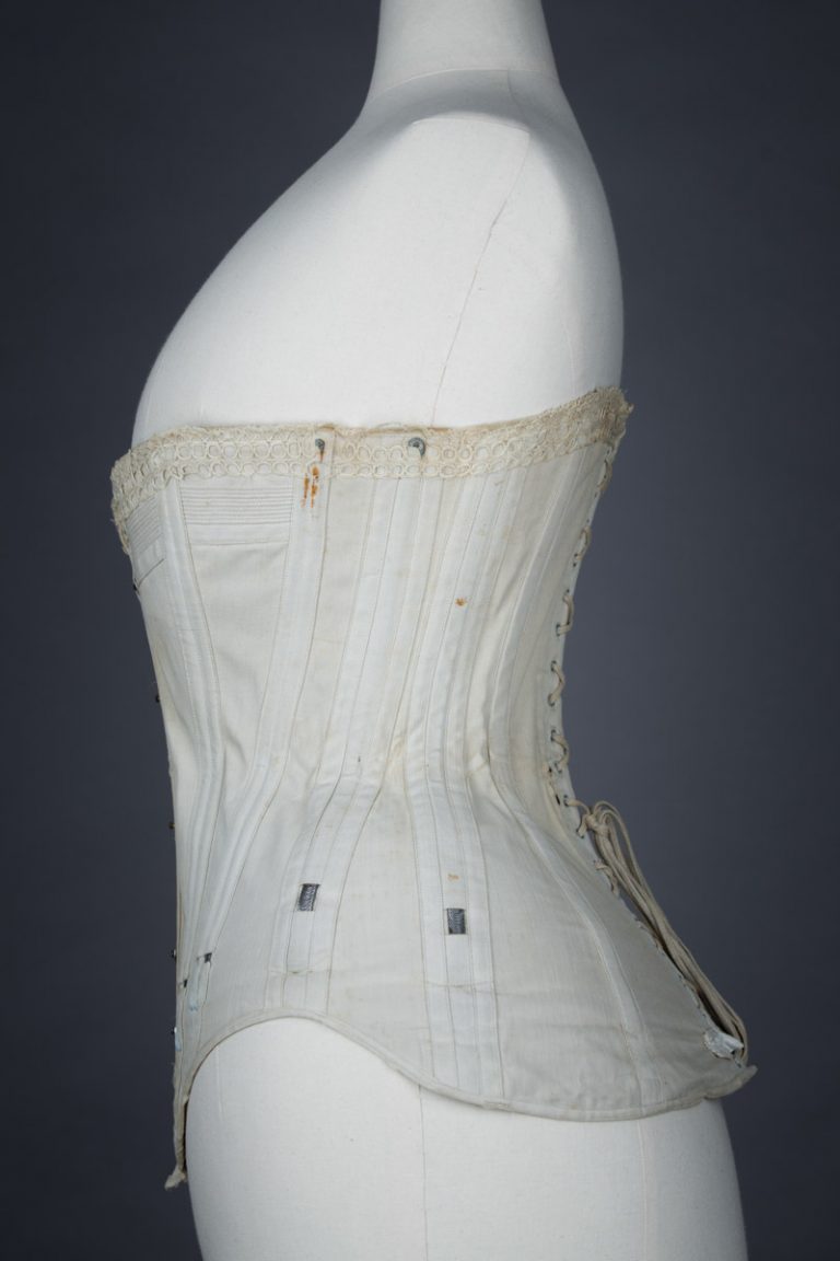 Cotton Corset With Cording And Exposed Spiral Steel Boning | The ...