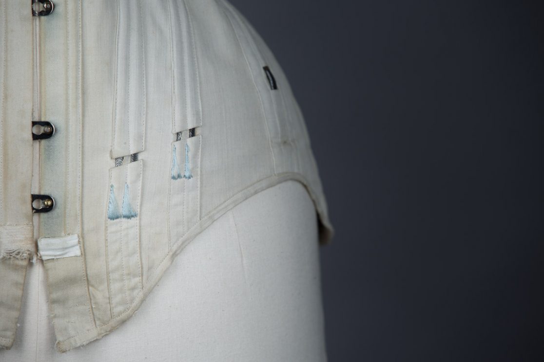 Cotton Corset With Cording And Exposed Spiral Steel Boning | The ...