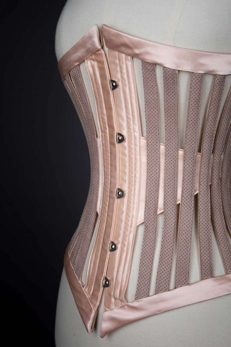 Satin & Leather Ventilated Cage Corset By Corsets By Caroline | The ...