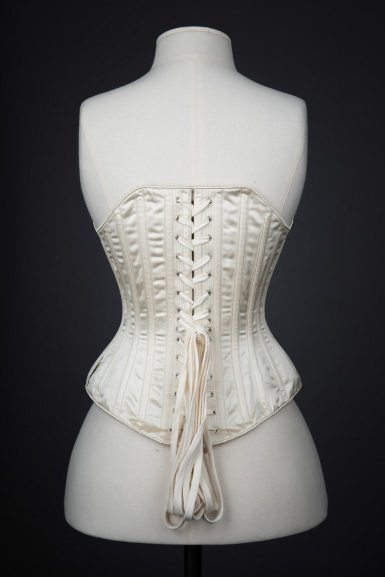 C 1890s Symington Reproduction Silk Corset By Cathy Hay The