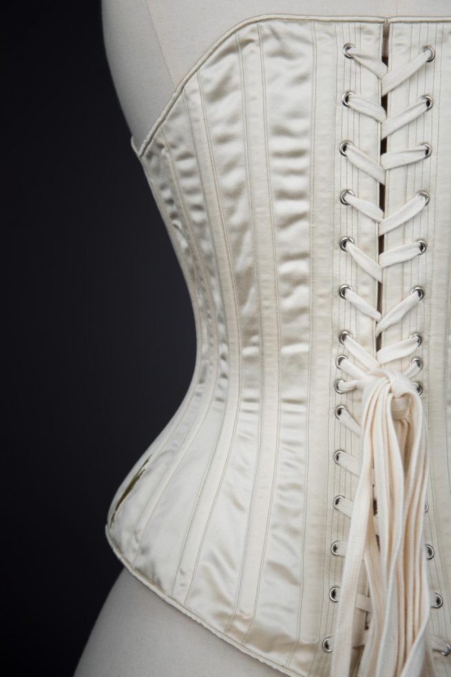C 1890s Symington Reproduction Silk Corset By Cathy Hay The