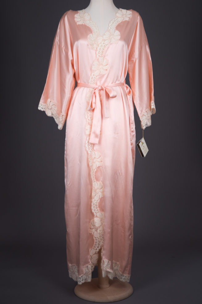 Silk With Lace Appliqué Robe & Slip Set By Victoria's Secret | The ...