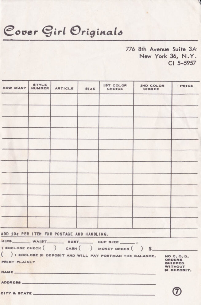 Sam Menning's Cover Girl Originals Catalogue, Vol. 3, Number 1 | The ...