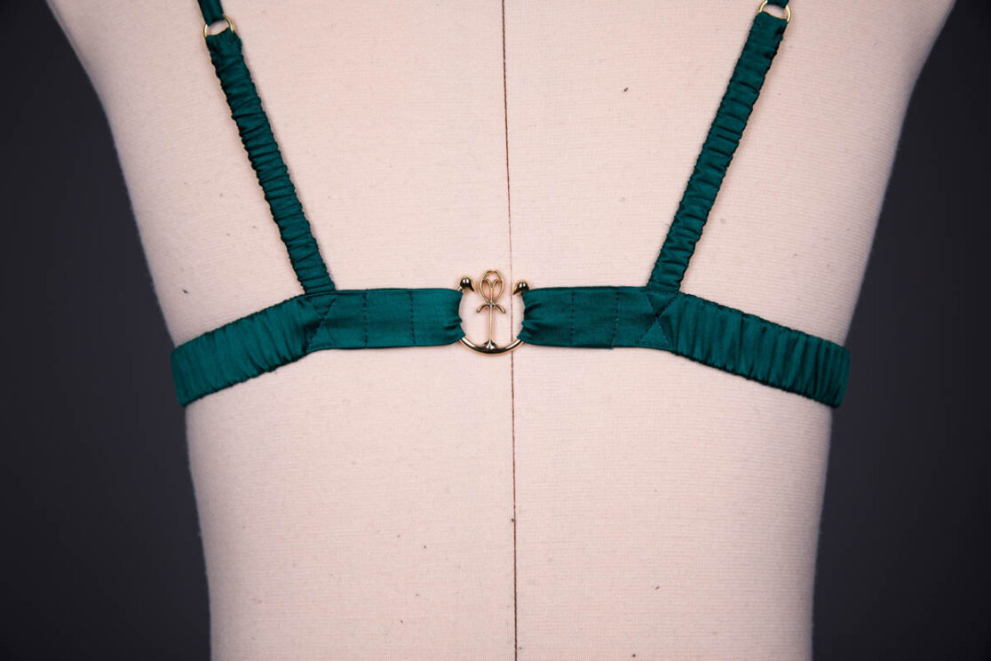 'Sirens' Green Silk & Tulle Lingerie Set By Pillowbook | The ...