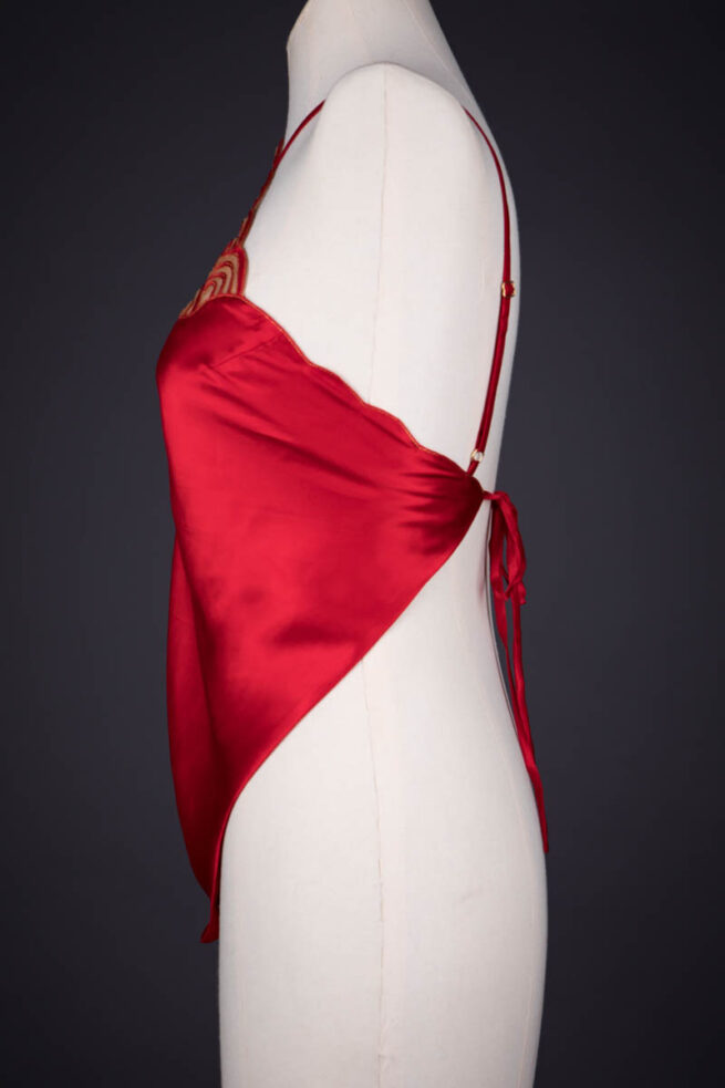 'Sirens' Red Silk & Tulle Dudou & Lingerie Set By Pillowbook | The ...