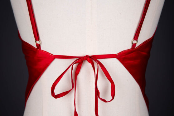 'Sirens' Red Silk & Tulle Dudou & Lingerie Set By Pillowbook | The ...